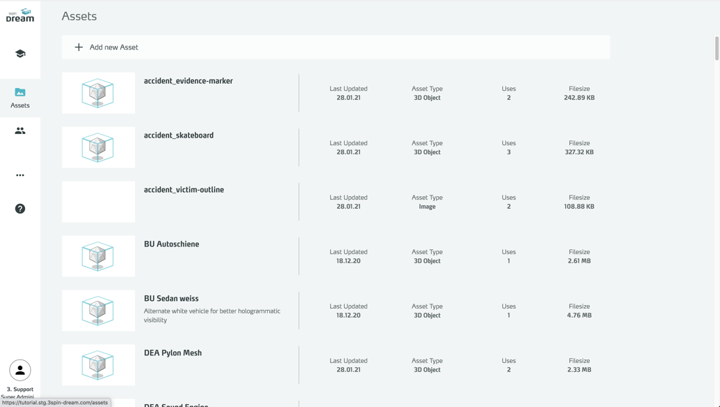 The 3spin Learning platform